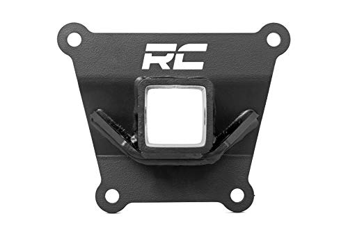 Rough Country 2" UTV Receiver Hitch Plate for 19-22 Polaris RZR Turbo S - 93062,Black