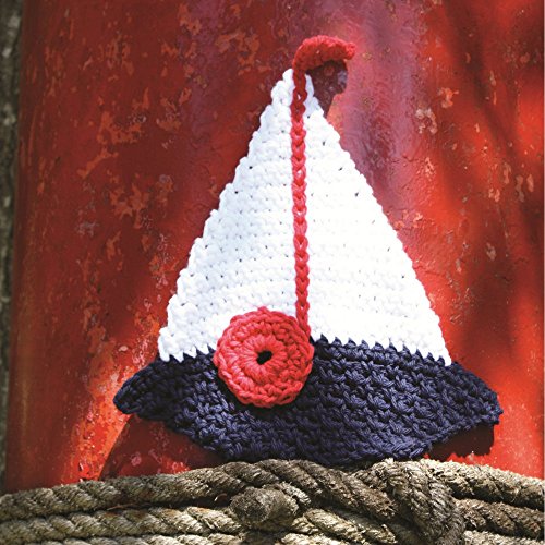 Lily Sugar 'N Cream The Original Solid Yarn, 2.5oz, Medium 4 Gauge, 100% Cotton - Bright Navy - Machine Wash & Dry