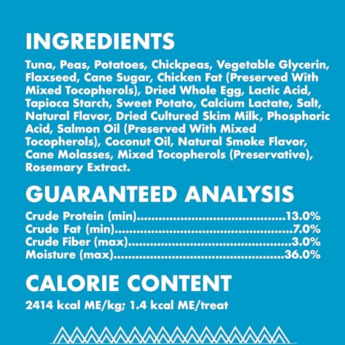 Buddy Biscuits 3 oz. Pouch of Grain Free Soft & Chewy Cat Treats Made with Natural Temping Tuna