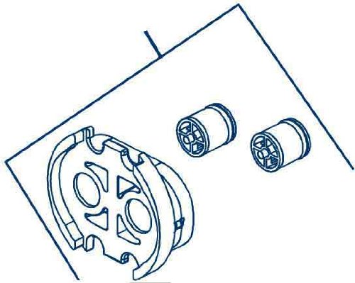 Delta Faucet RP73625 Delta Parts and Repair, Chrome