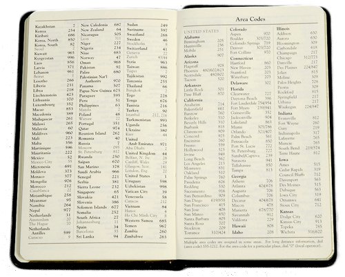 Graphic Image 5 Inch Leather Bound Pocket Address Book, Genuine Calfskin Leather, 750 Entries, British Tan