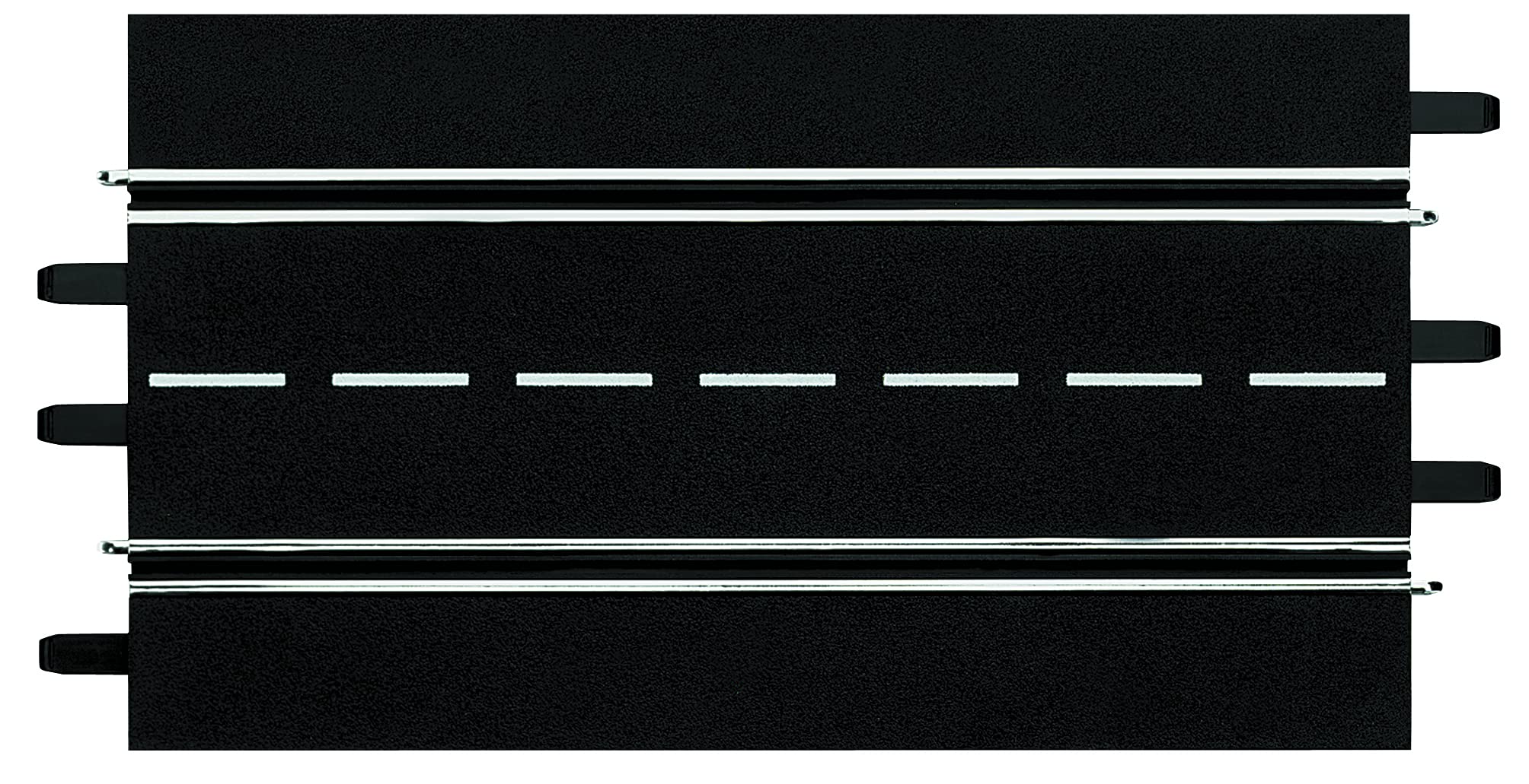 Carrera 20601 2-Pack of 13.58-in. Straights add on Expansion Accessory Pack Set Compatible with Evolution, Digital 132, and Digital 124 Slot car Tracks