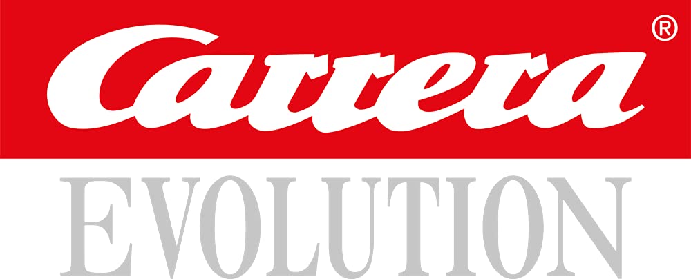 Carrera 20601 2-Pack of 13.58-in. Straights add on Expansion Accessory Pack Set Compatible with Evolution, Digital 132, and Digital 124 Slot car Tracks
