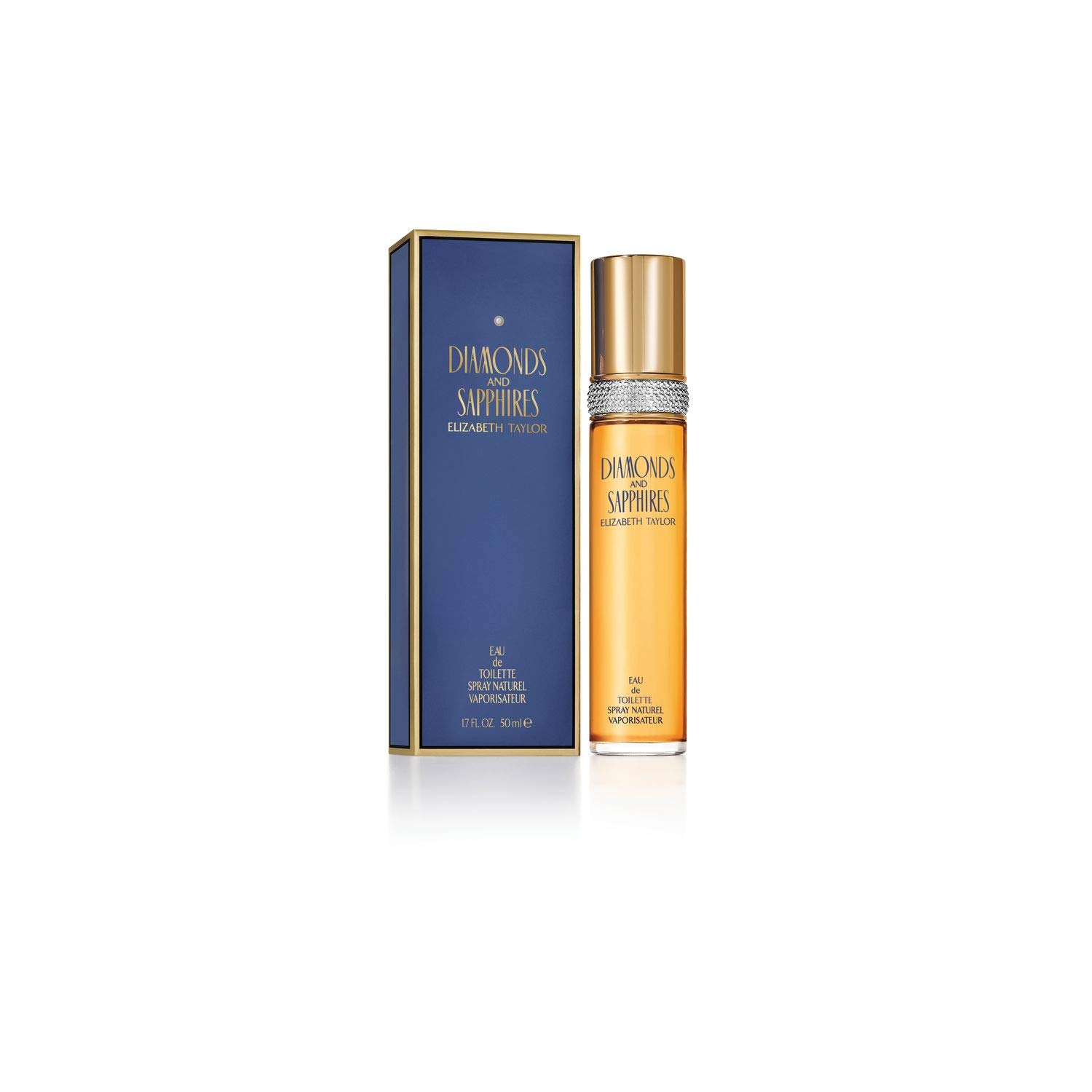 Elizabeth Taylor (elk2h) Diamonds & Sapphires Eau De Toilette Spray 1.7 Oz/ 50 Ml for Women By Elizabeth Taylor, 1.7 Fl Oz
