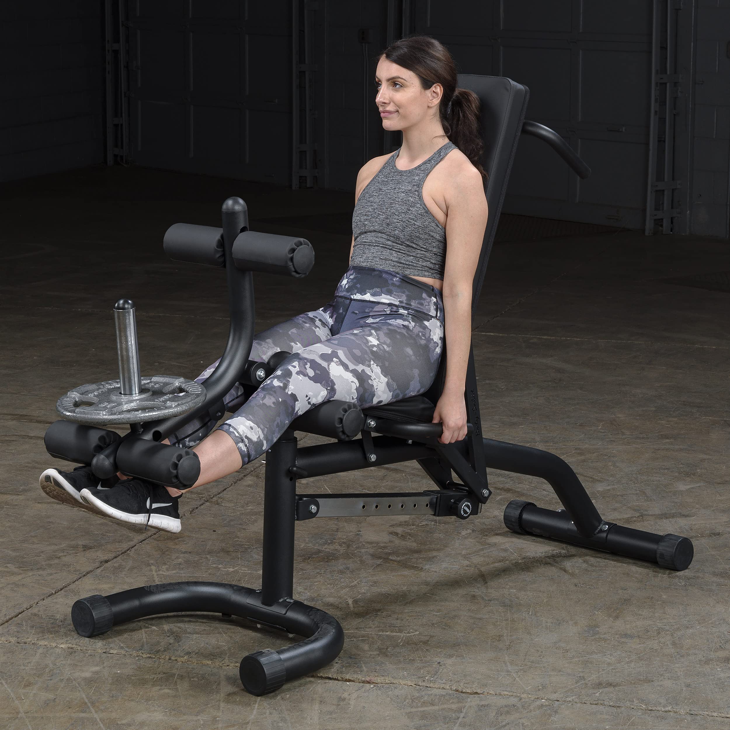 Body-Solid Multiple Angles Adjustable Weight Bench for Home & Commercial Gym (FID46) - Flat, Incline & Decline Bench for Workout Strength Training - Black
