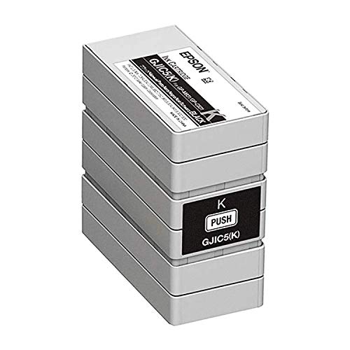 Genuine Original GJIC5 (K) Black Pigment Ink Cartridge for TM-C831 Printer C13S020563
