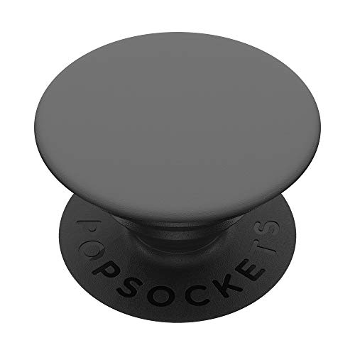 Simple Solid Color Chic Mid Grey Gray Design PopSockets Swappable PopGrip