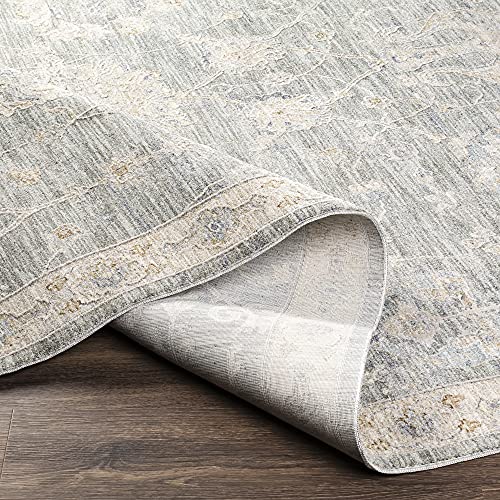 Artistic Weavers Gautier Traditional Oriental Area Rug, 2'7" x 10', Medium Gray