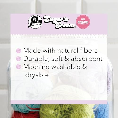 Lily Sugar 'N Cream The Original Ombre Yarn, 2oz, Gauge 4 Medium, 100% Cotton, Painted Desert - Machine Wash & Dry