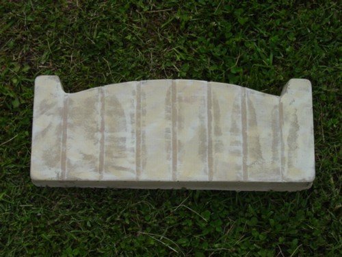Fence Border Edging Plastic Craft Mold use with Concrete or Cement for Making Stepping Stones 5008