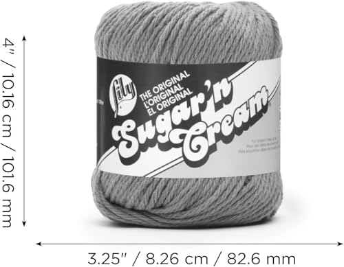 Lily Sugar 'N Cream The Original Ombre Yarn, 2oz, Gauge 4 Medium, 100% Cotton, Painted Desert - Machine Wash & Dry
