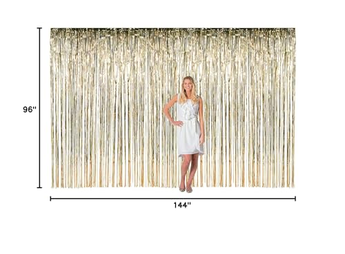 LARGE GOLD FRINGE DECORATION - Party Decor - 1 Piece