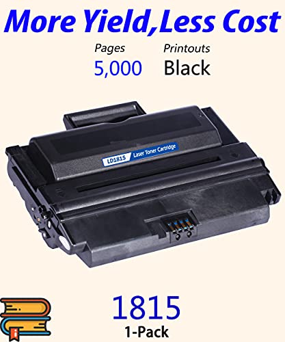 1-Pack ColorPrint Compatible Toner Cartridge High Yield Replacement for Dell 1815DN 1815 Multifunction 310-7943 NF485 PF658 RF223 PF656 310-7945 ug297 Laser Printer (Black, 5,000 Pages)