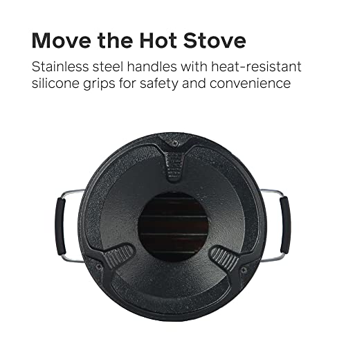 EcoZoom Rocket Stove Heavy Duty Portable Camp Stove for Outdoor Cooking, Versa Dual-Fuel (Wood & Charcoal)