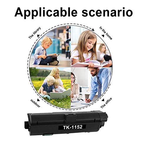 TK1152 TK-1152 1T02RV0US0 Toner Cartridge (Black,3 Pack) Replacement for Kyocera P2235dw M2635dw M2635dn P2235dn M2135dn M2735dn Toner Kit Printer