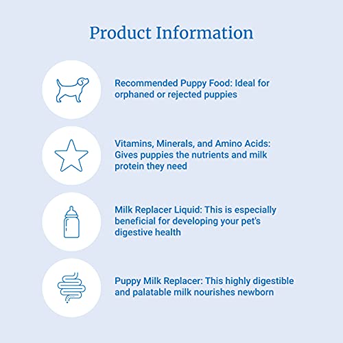 PetAg Esbilac Puppy Milk Replacer Liquid for Newborn to Six Weeks - Highly Palatable - 11 Fl Oz - 4 Pack