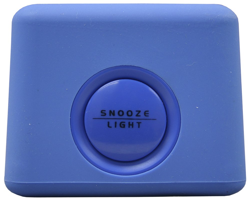 Equity by La Crosse 70905 Soft Blue Cube LCD Alarm Clock 5.20in. x 4.20in. x 3.30in.