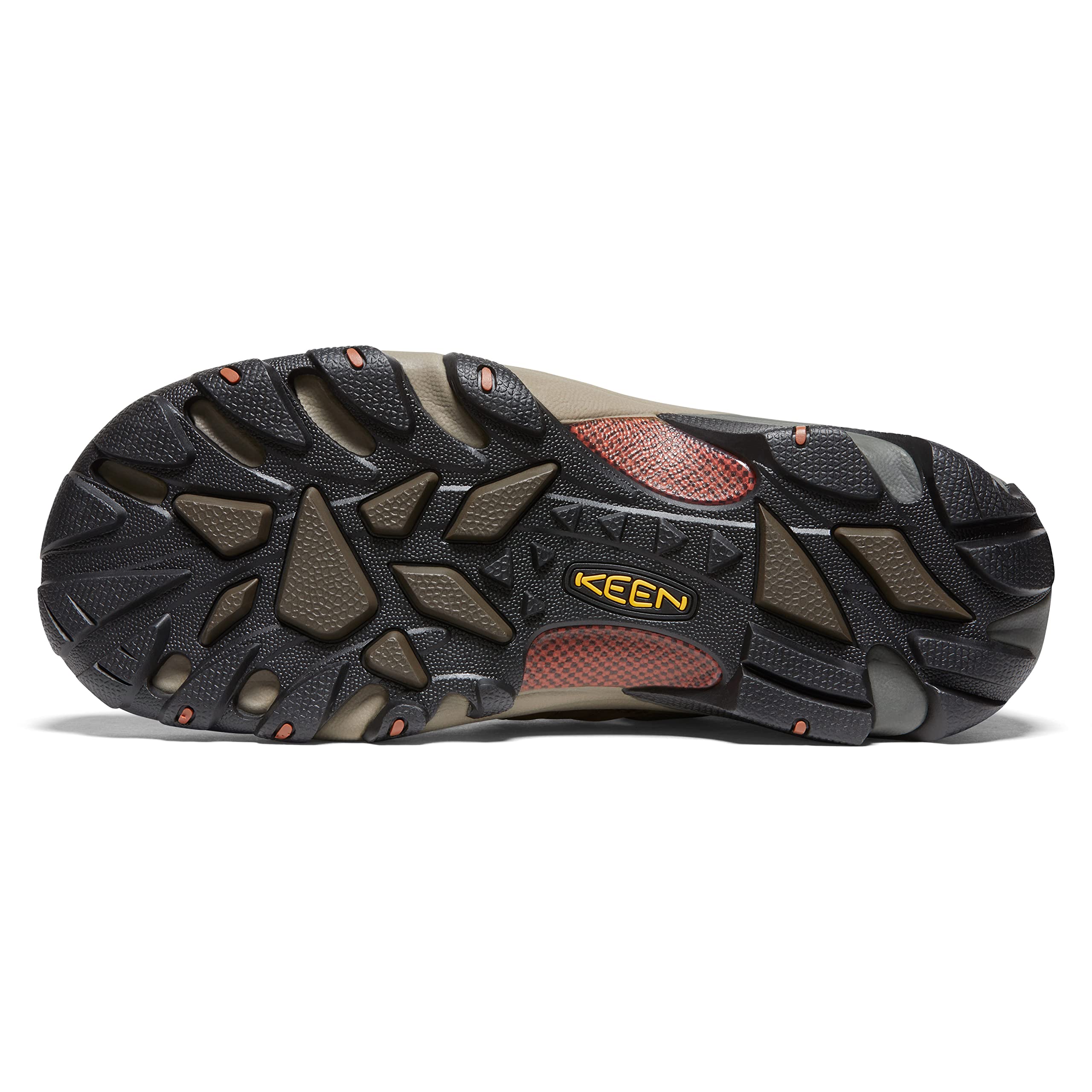 KEEN Men's Arroyo 2 Closed Toe Hiking Sandals, Black Olive/Bombay Brown, 10.5