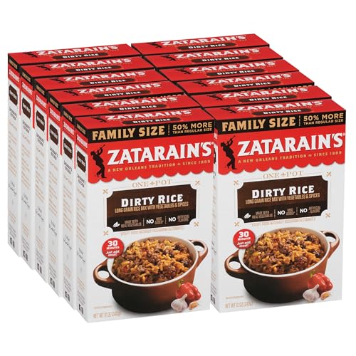 Zatarain's Family Size Dirty Rice, 12 oz (Pack of 12)