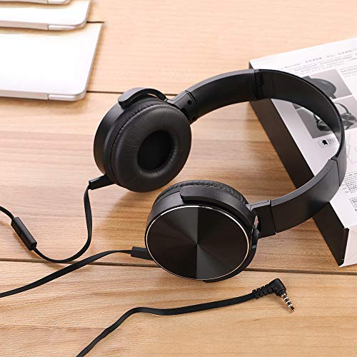 Factorymall Wholesale Bulk Headphones with Microphone 24 Pack for Classroom,Durable Headsets Class Set for School Students Kids and Adult(24 Black)