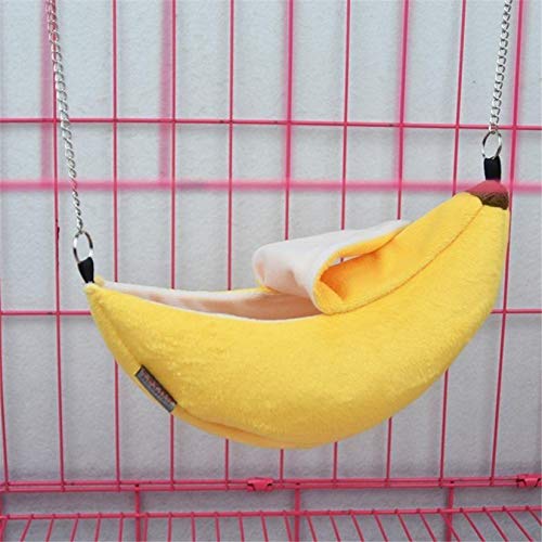 ZALING Hanging House Hammock Banana Small Animals Cotton Cage Sleeping Nest Pet Bed Rat Hamster Toys Cage Swing