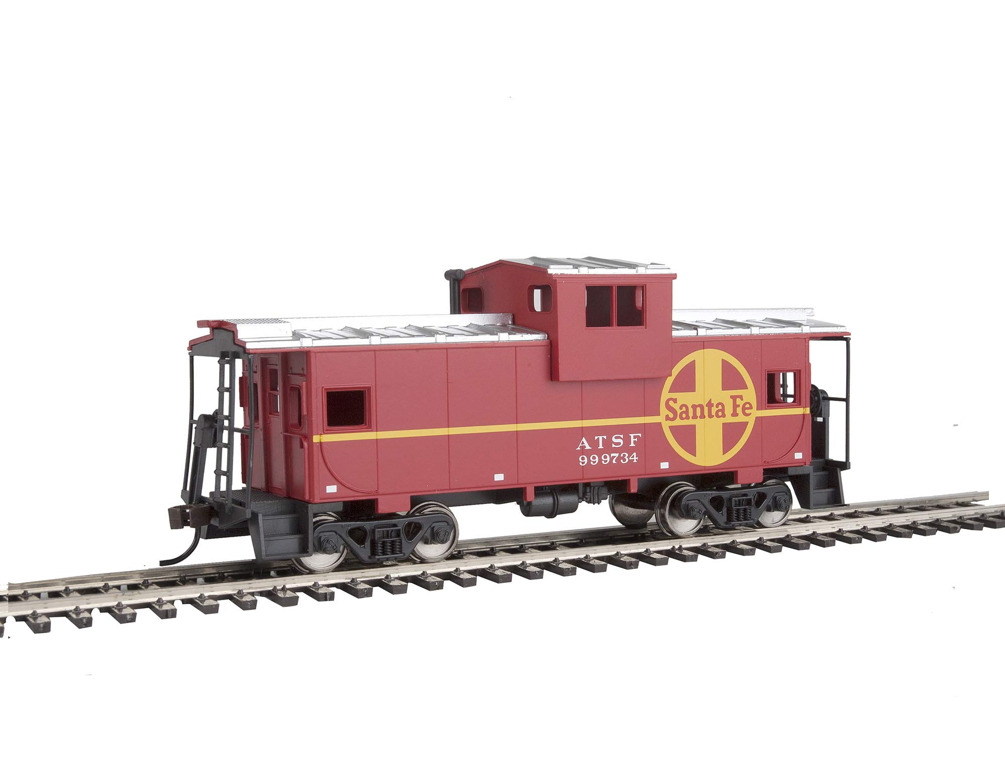 Walthers Trainline HO Scale Model Atchison, Topeka & Santa Fe Vision Caboose, Model:931-1503