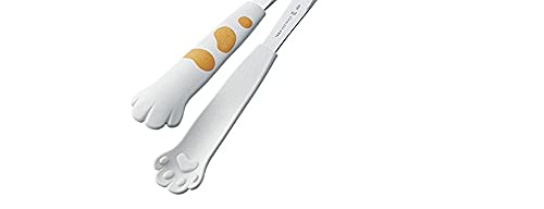 Miya Catch Cat Tongs, 7-Inch, White