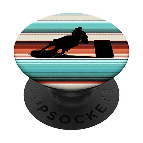Horse Barrel Racing Serape pattern Rodeo Cowgirl PopSockets PopGrip: Swappable Grip for Phones & Tablets