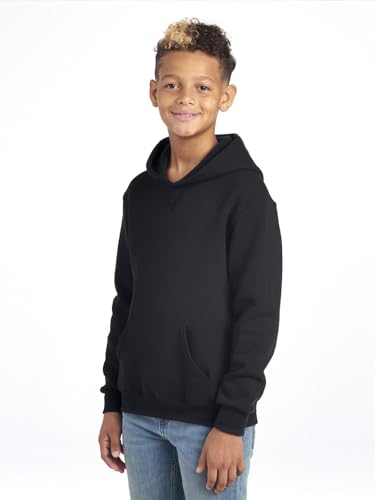 Russell Athletic Boys Dri-Power Fleece and Sweatshirts Hoodie, Hoodie - Black, X-Large US