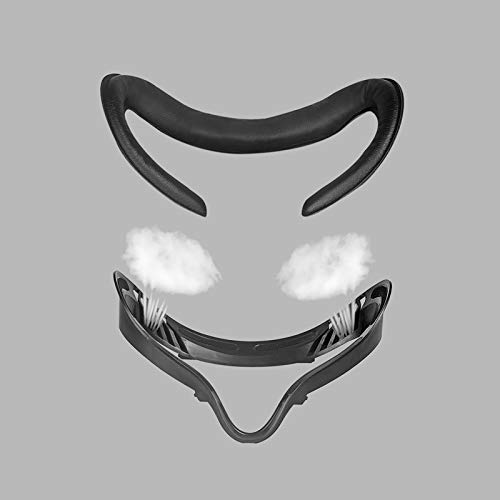 6 in1 Soft Leather Glasses VR Face Cover Sweat-Proof Helmet Eye Face Cover for Oculus Quest 2 Facial Interface Bracket Accessories