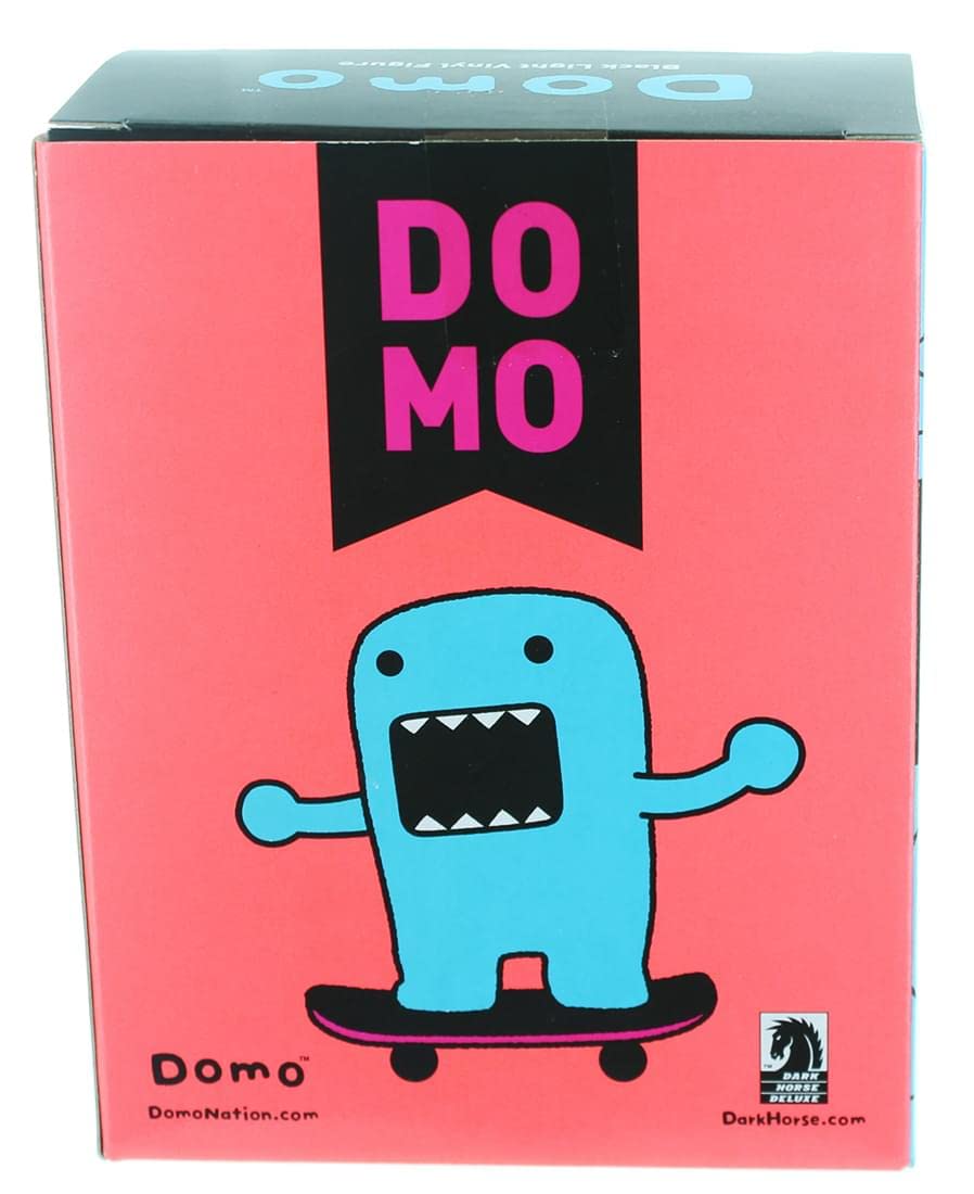 4" Domo Vinyl Figure: Black Light Yellow