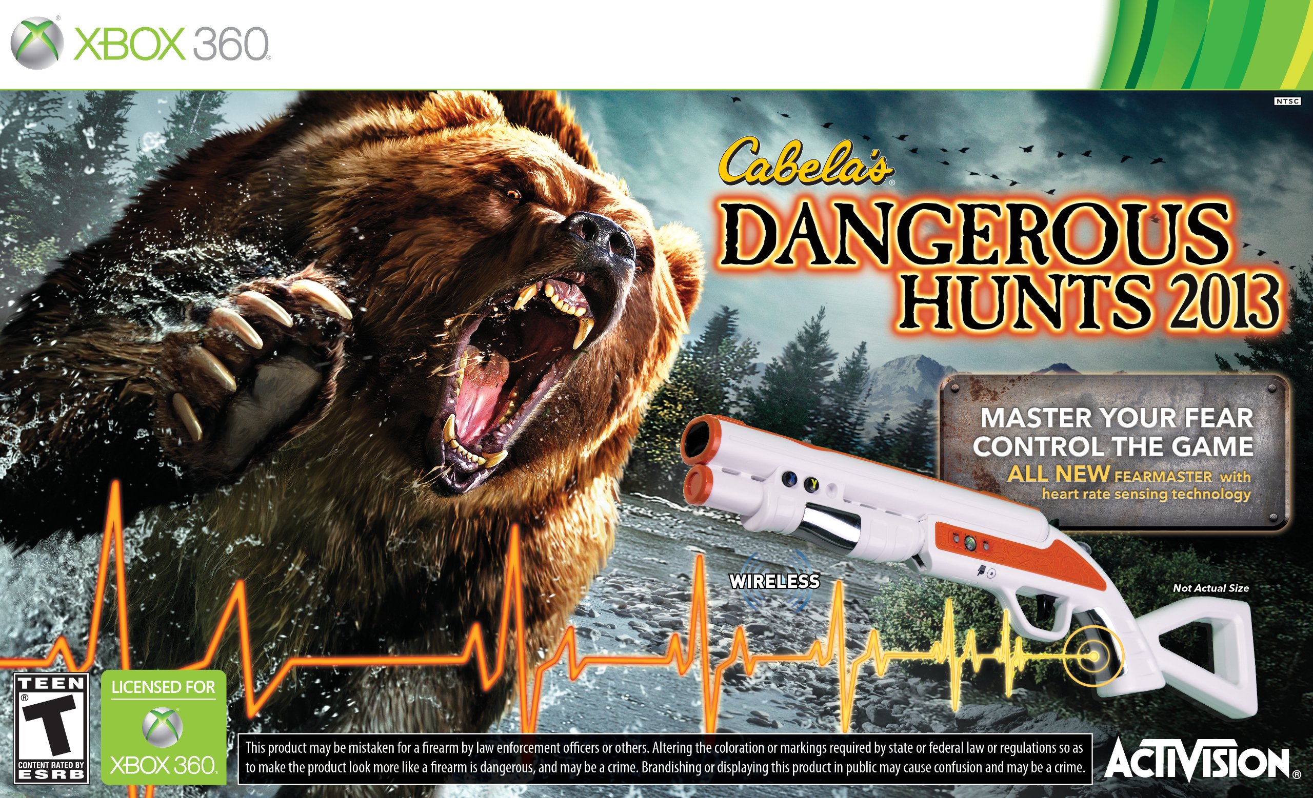 Cabela's Dangerous Hunts 2013 with Gun - Xbox 360