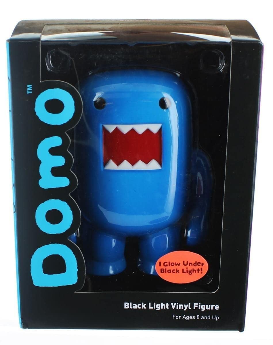 4" Domo Vinyl Figure: Black Light Blue
