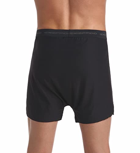 ExOfficio Men's Give-N-Go Boxer Single Pack, Charcoal, XL