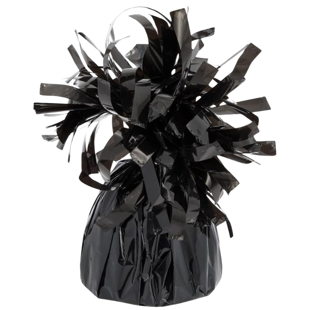 Black Balloon Weights - Set of 12 - Party Decor and Supplies
