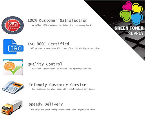 6-Pack Green Toner Supply Compatible 920XL Ink Cartridge 920 (3xB+CYM) 920XL 920 Ink Cartridge Work in HP OFFICEJET 6000 6500A 6500 7500 Printers