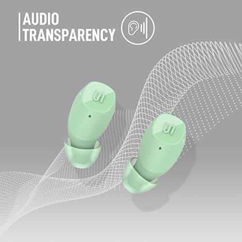 SOUL New S-Nano True Wireless Earbuds - in Ear Headphones, Ultra Portable, Bluetooth, IPX5 Waterproof, Transparency Mode - Lime
