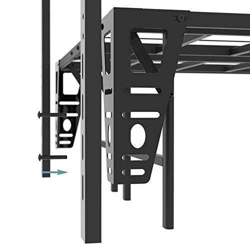 ZIYOO Headboard and Footboard Brackets for Metal Bed Frame, Smart Bed Base Platform Connector, Set of 2
