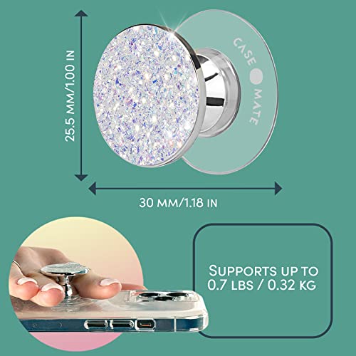 Case-Mate - Minis - Phone Grip - Cell Phone Holder - Suction Cup Cell Phone Stand [Removable For Wireless Charging] For iPhone 14 Pro Max/ 13 Pro Max/ 12 Pro Max/ S23 Ultra/ Pixel 7 - Twinkle Stardust