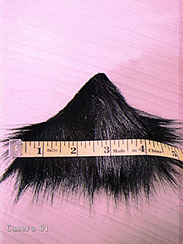 tyoungg Faux Fur Cat Kitten Clip on Ears Headband For Cosplay Kitten Play Comicon Cosplay Petplay (black kitten ears)