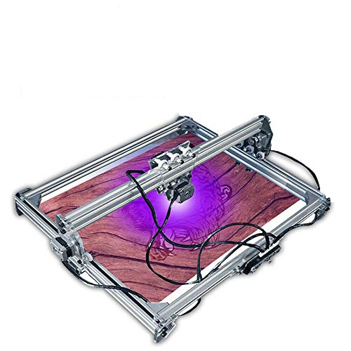 LOYALHEARTDY Desktop Engraving Machine, 3000MW 65x50cm DIY Engraving Cutting Machine Engraver Printer Desktop