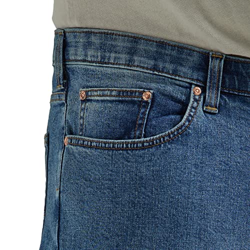 Lee Men's Big & Tall Premium Select Custom Fit Loose Straight Leg Jean, Drifter, 44W x 32L