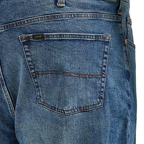 Lee Men's Big & Tall Premium Select Custom Fit Loose Straight Leg Jean, Drifter, 44W x 32L