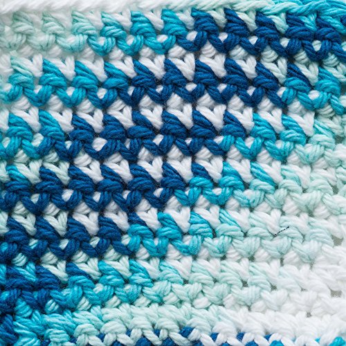 Lily Sugar 'N Cream The Original Ombre Yarn, 2oz, Gauge 4 Medium, 100% Cotton, Hippi - Machine Wash & Dry