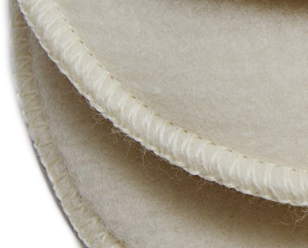 Merino Wool Nursing Pads, Style Softline, Regular Thickness, Size Mini - 3 in. Diameter