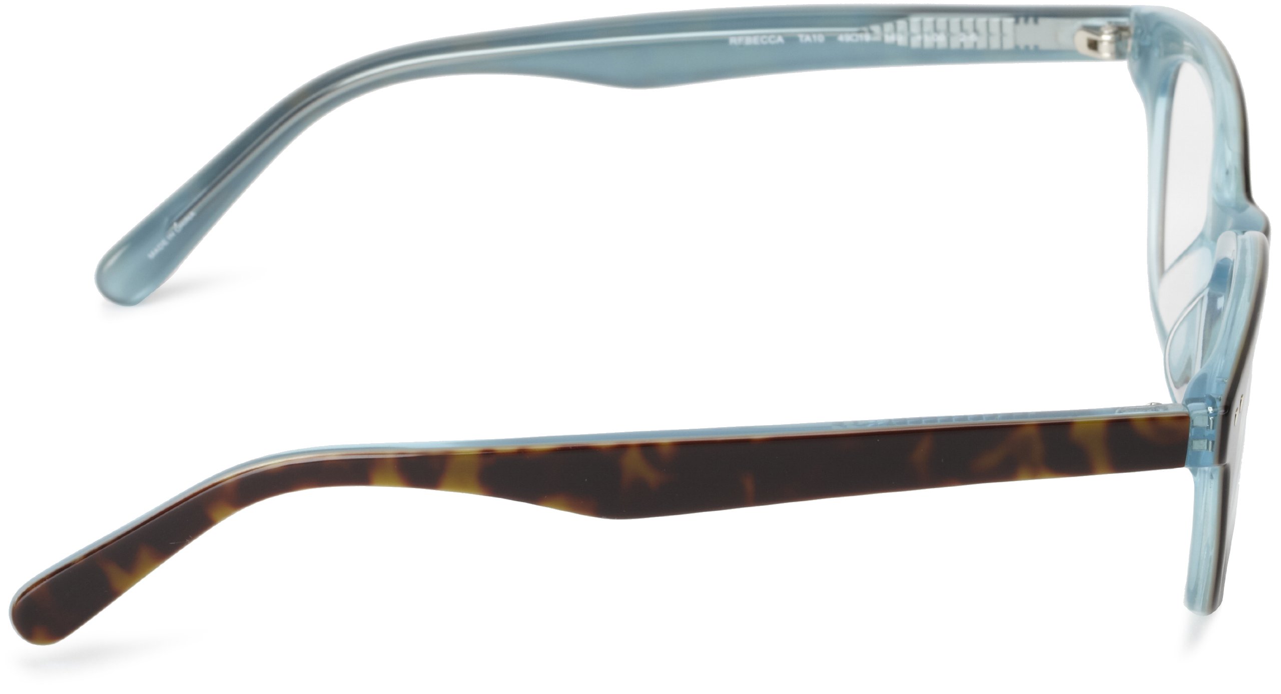 Kate Spade Women's Rebec Cat Eye Reading Glasses, Tortoise Aqua, 49 mm (1.5 x Magnification Strength)