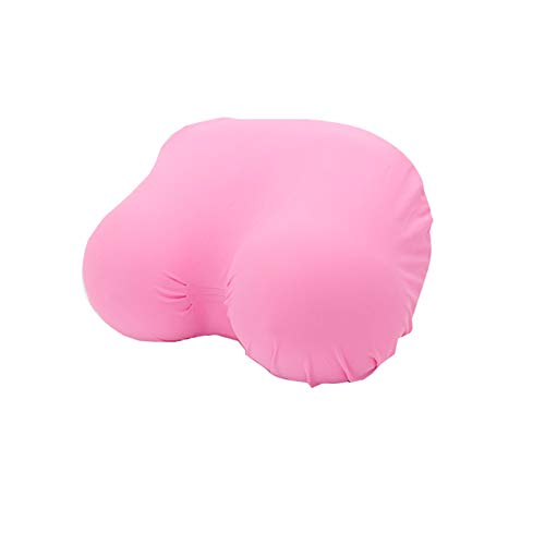 Soft Boobs Pillow, 3D Memory Foam Sleep Pillow Creative Realistic Boobs Breasts Pillow Cushion, Sexy Couple Kawaii Toy Pillow Funny Gift (Red)