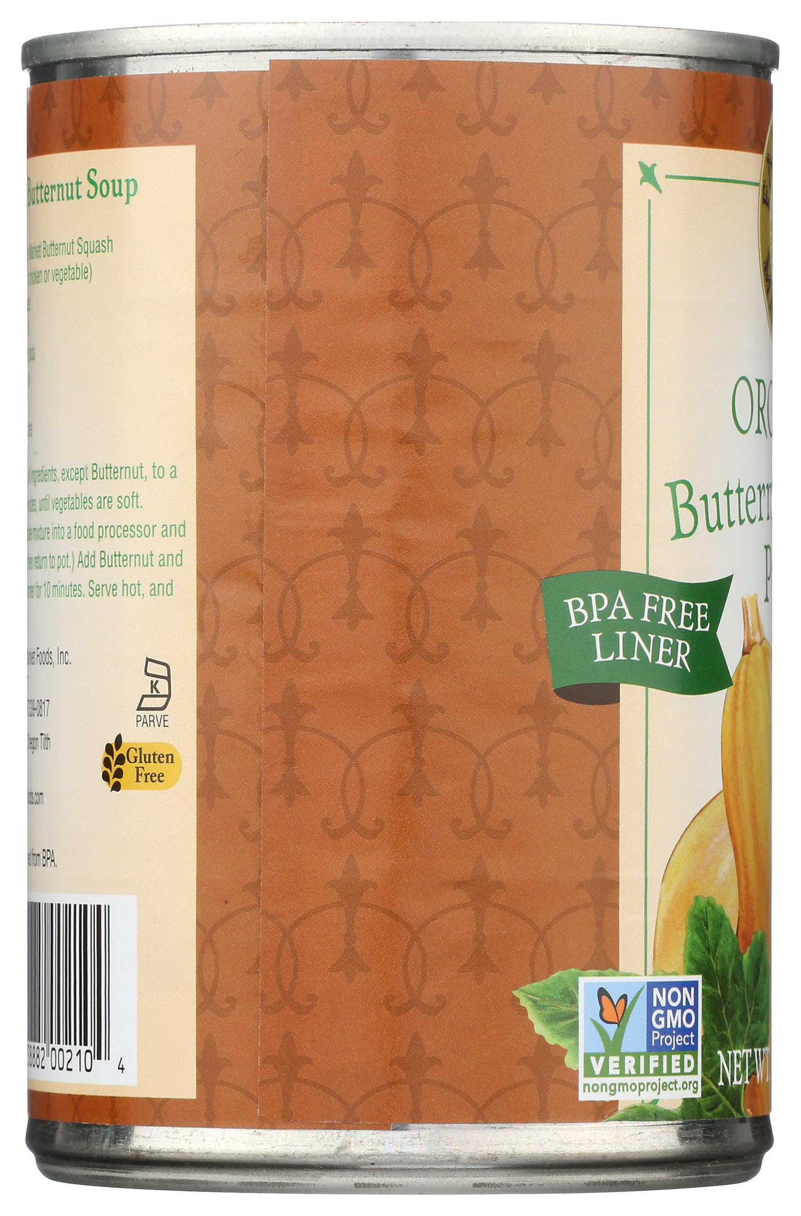 Farmer's Market Foods, Organic Canned Butternut Squash Puree, 15 oz
