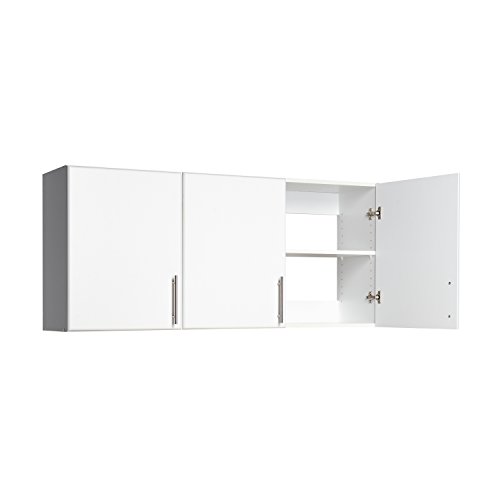 Prepac Elite 3-Door Wall Cabinet/Pantry Storage Cabinet | White, 54W x 24H x 12D | Versatile Garage Wall Cabinet by Prepac
