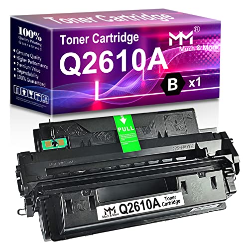 MM MUCH & MORE Compatible Toner Cartridge Replacement for Q2610A 10A 2610A for Laserjet 2300L 2300N 2300D 2300 2300DN 2300DTN Printers (1-Pack, Black)